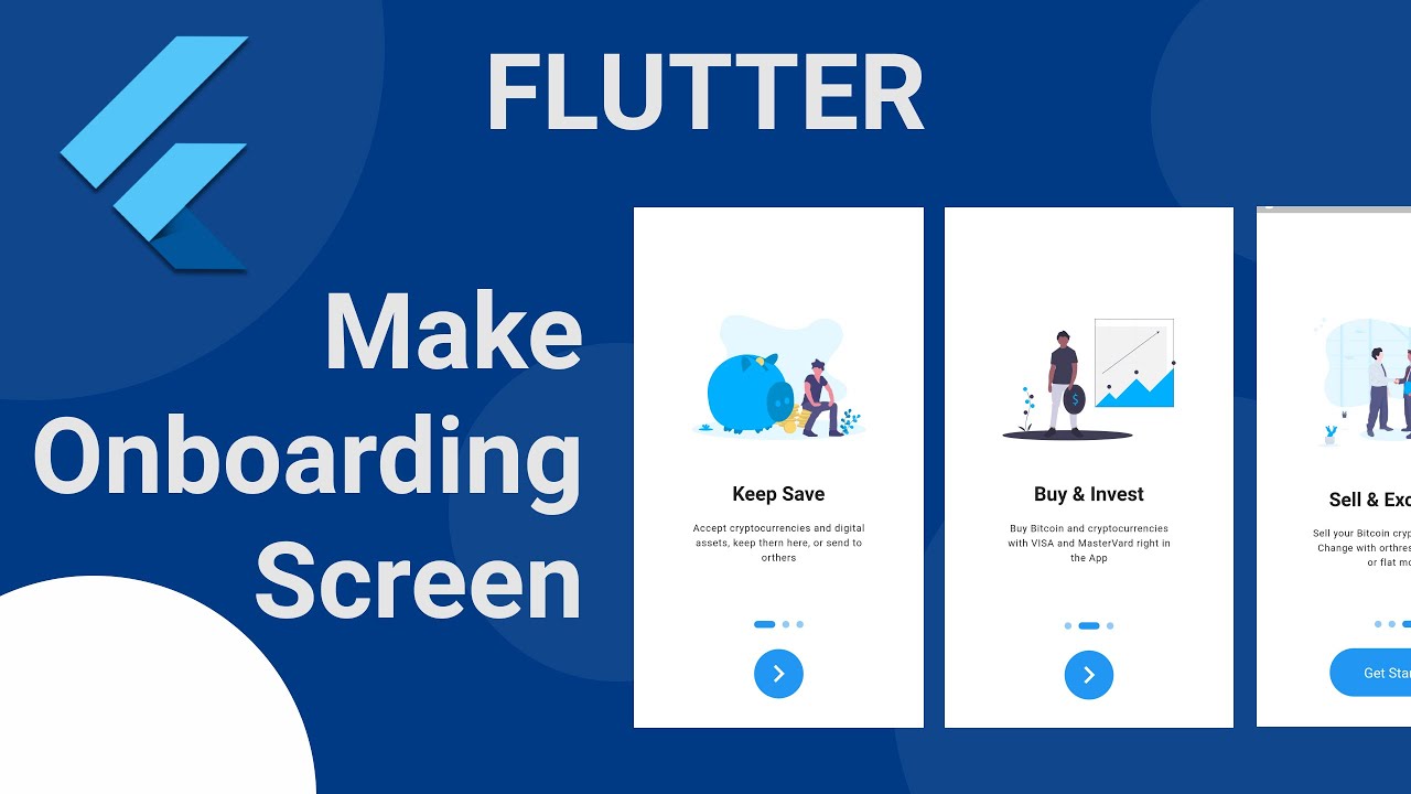 Make Onboarding Screen With Indicator Flutter Pageview Design Ui