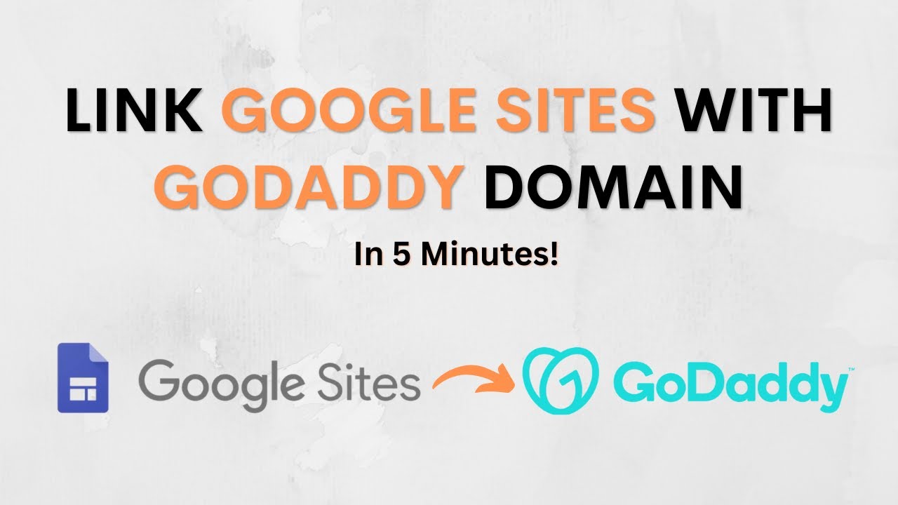 How To Connect Google Sites To Godaddy Custom Domain Youtube