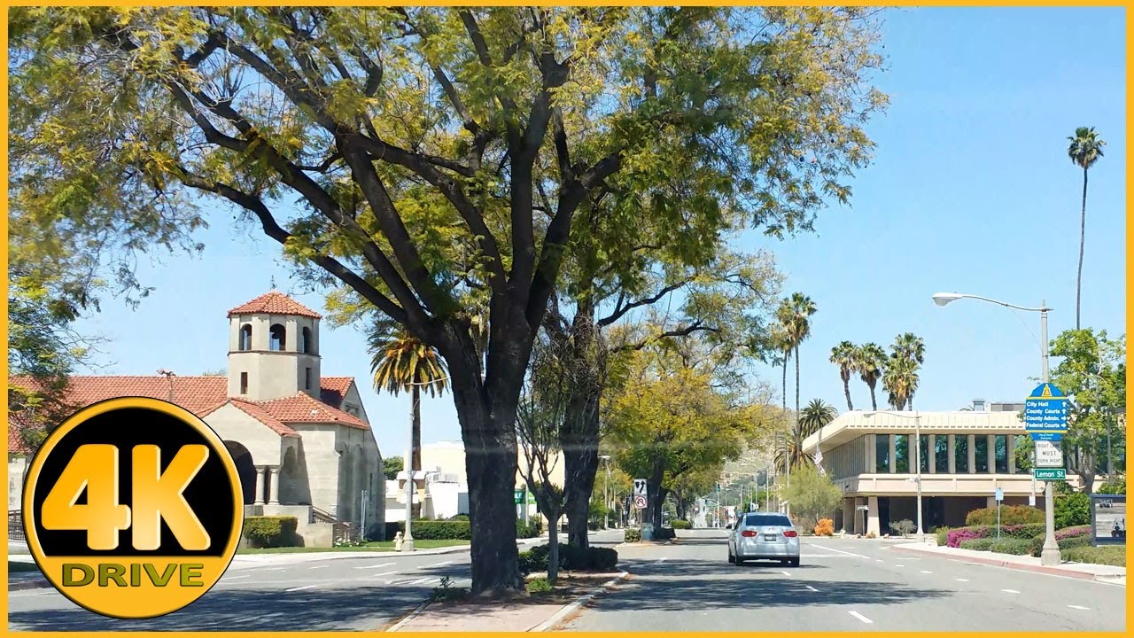 Driving Tour Around Riverside City College 4k Youtube