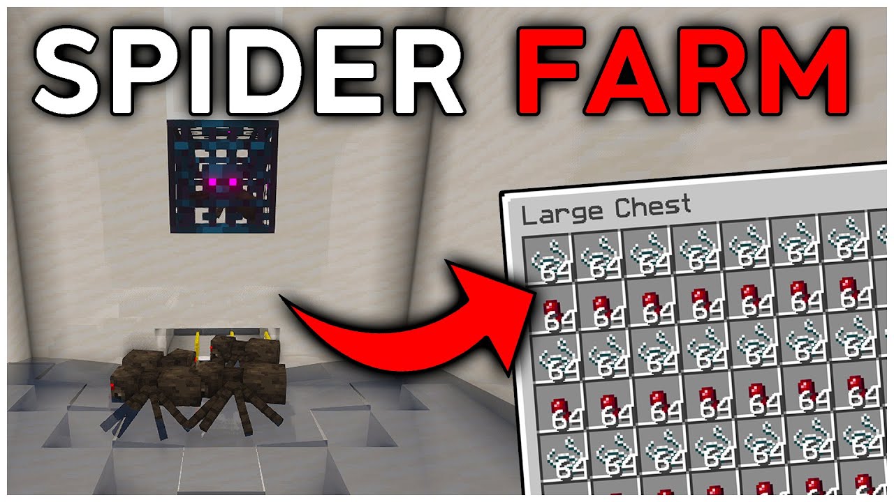 The Most Efficient Spider Spawner Xp Farm In Minecraft Java 1 21