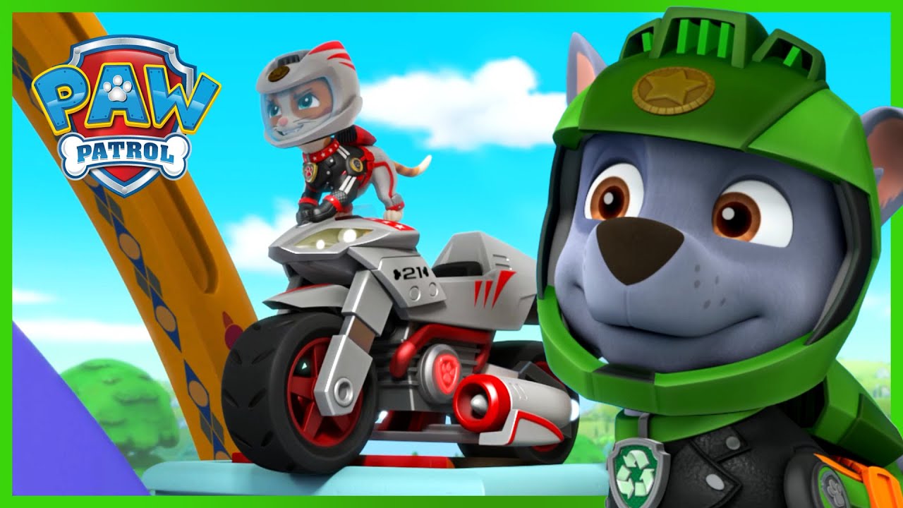 Moto Pups Wild Cat And The Ruff Ruff Pack рџџќ Paw Patrol Cartoons