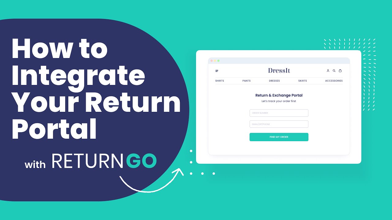 How To Integrate Your Return Portal Into Your Store Returngo Youtube