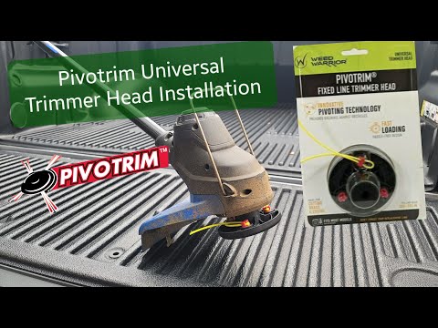 Pivotrim Universal Trimmer Head Installation Youtube