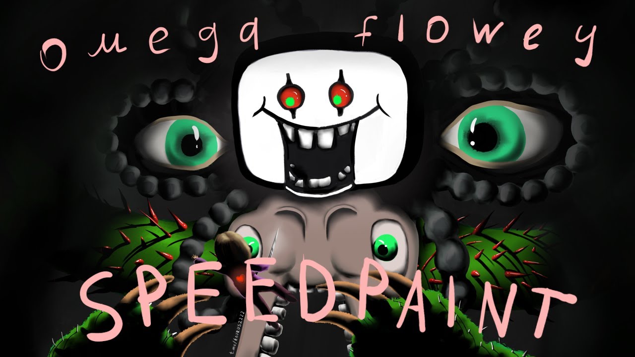 Speedpaint Omega Flowey Undertale Youtube