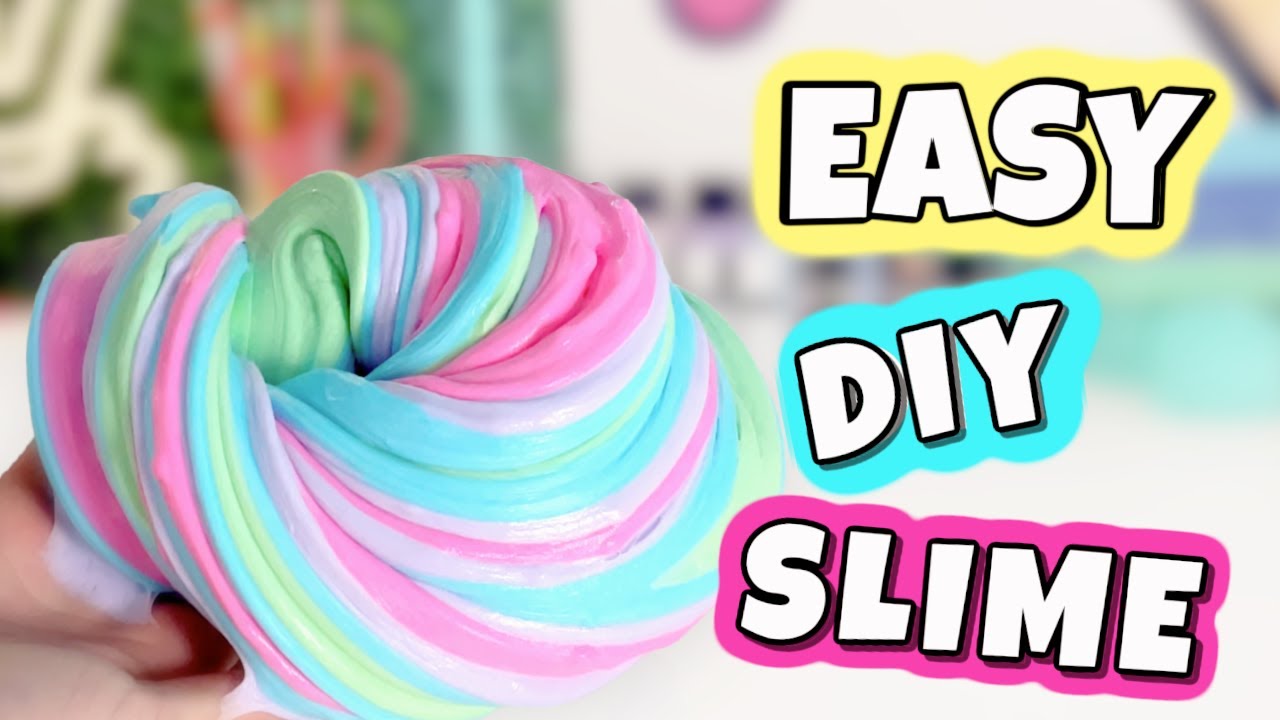 Easy Diy Fluffy Slime Youtube