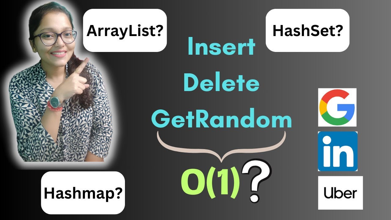 Insert Delete Getrandom In O 1 Design Data Structure Hashset