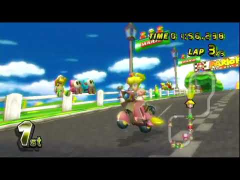 Mario Kart Wii Peach Sugarscoot Youtube