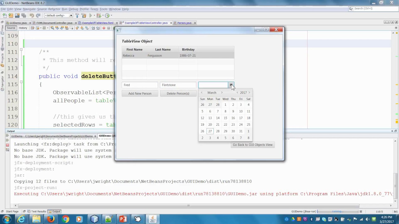 Delete Object From Tableview Youtube