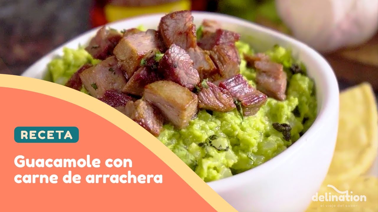 Guacamole Con Carne De Arrachera L Botanas Deliciosasёяшл Youtube