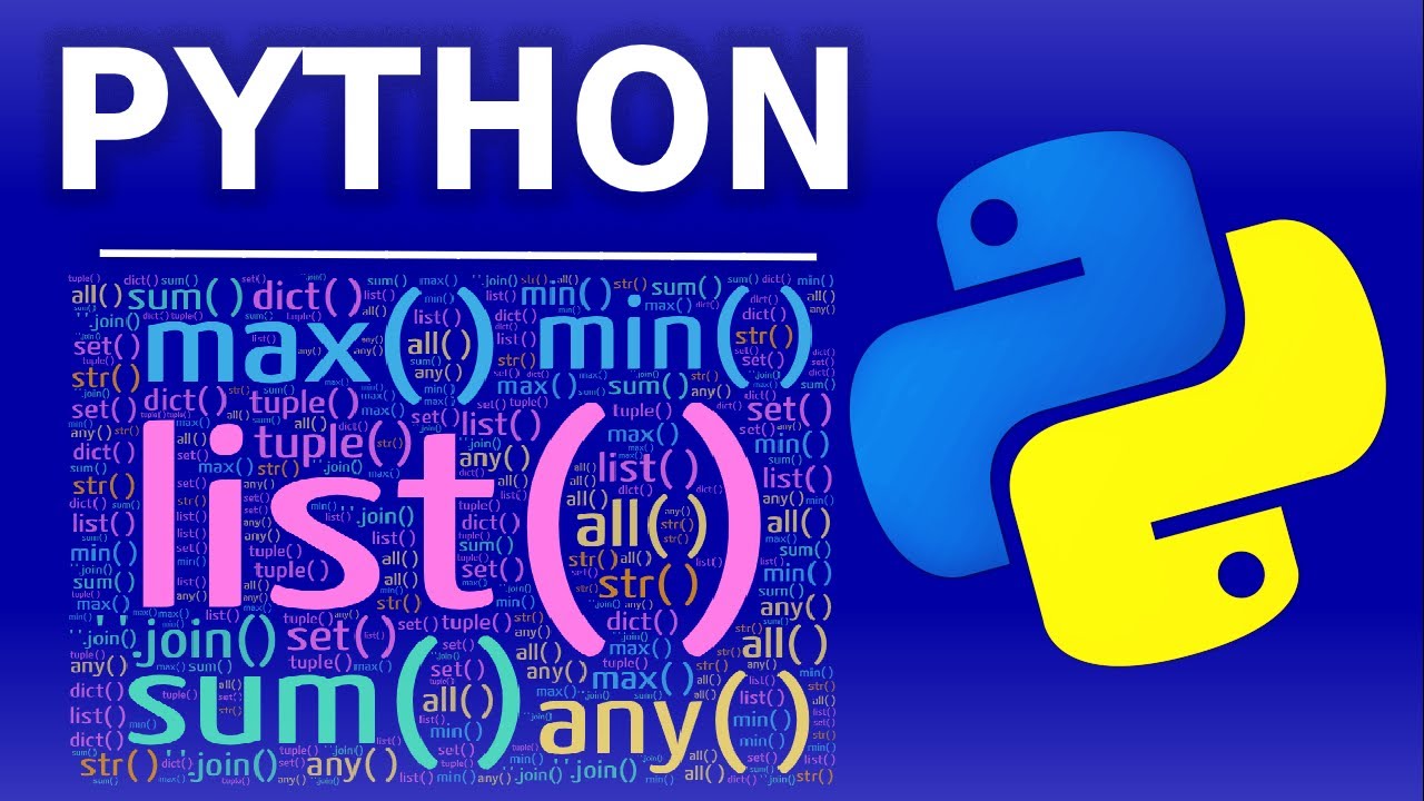 Built In Functions For Data Structures Iterables Python Tutorial