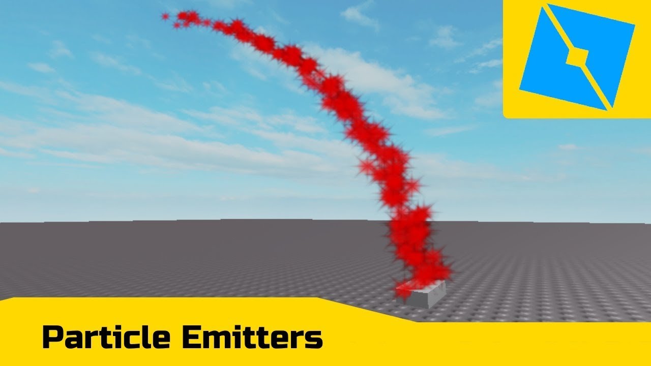 Particle Emitters How To On Roblox Studio Youtube