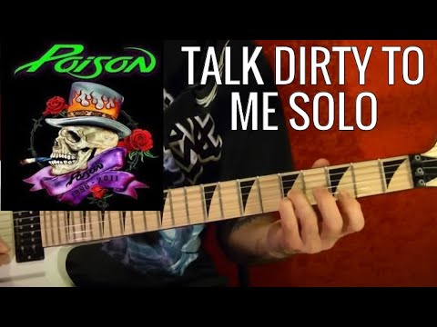 Talk Dirty To Me Poison Guitar Lesson Youtube