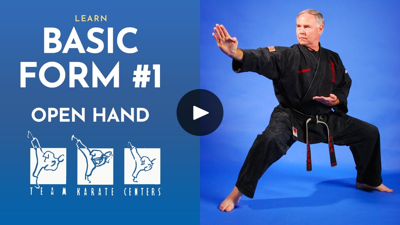 Basic Form 1 With Sensei Robert Youtube