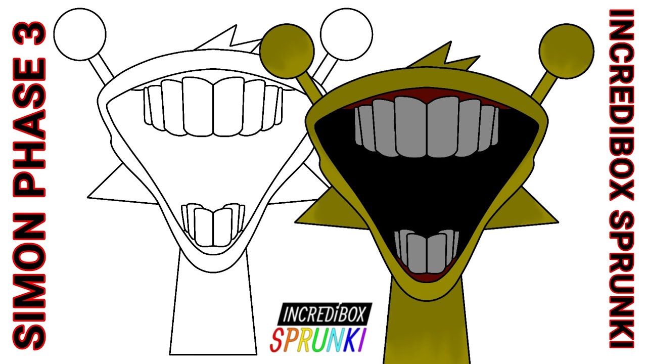 How To Draw Simon Phase 3 From Incredibox Sprunki Easy Drawing