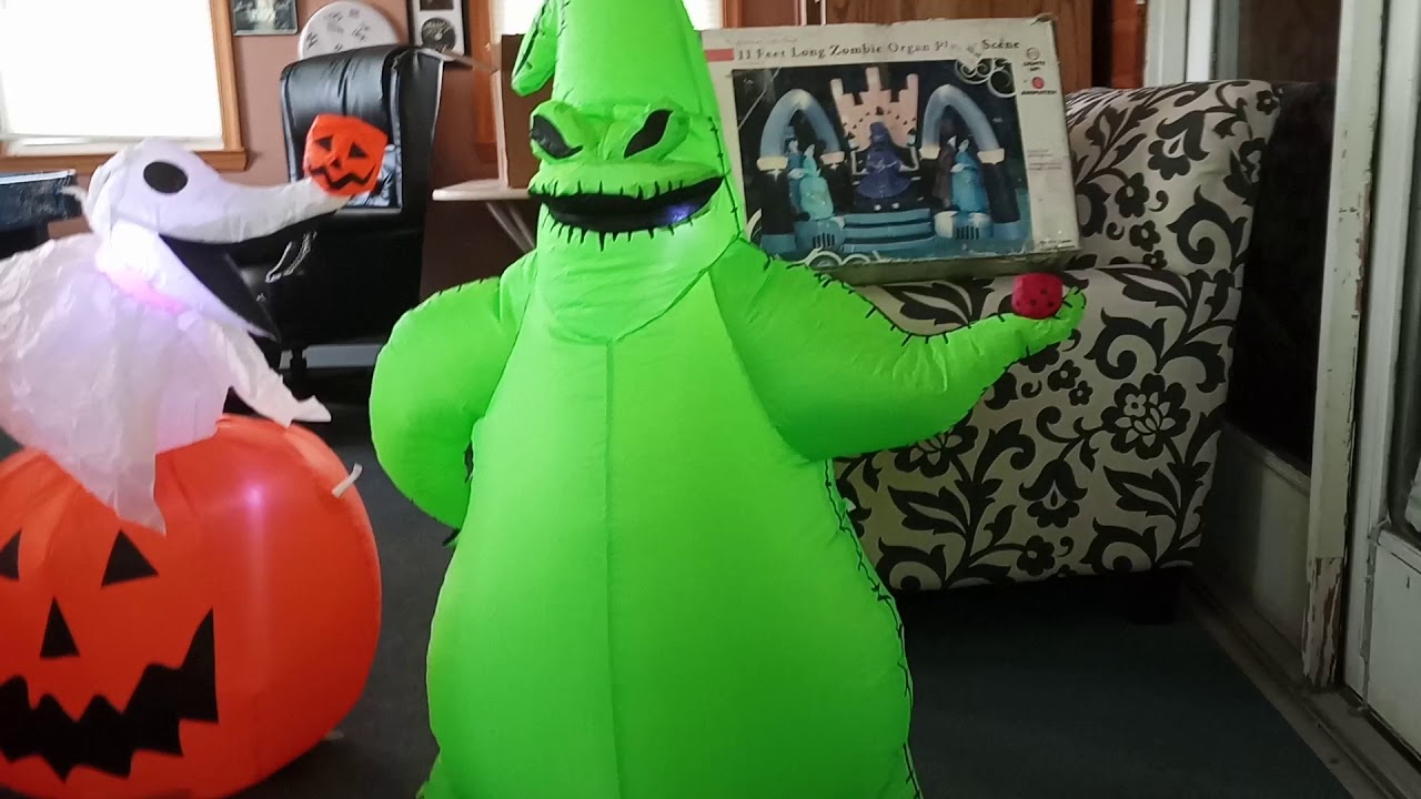 New For 2020 Halloween Inflatable 3 5ft Oogie Youtube