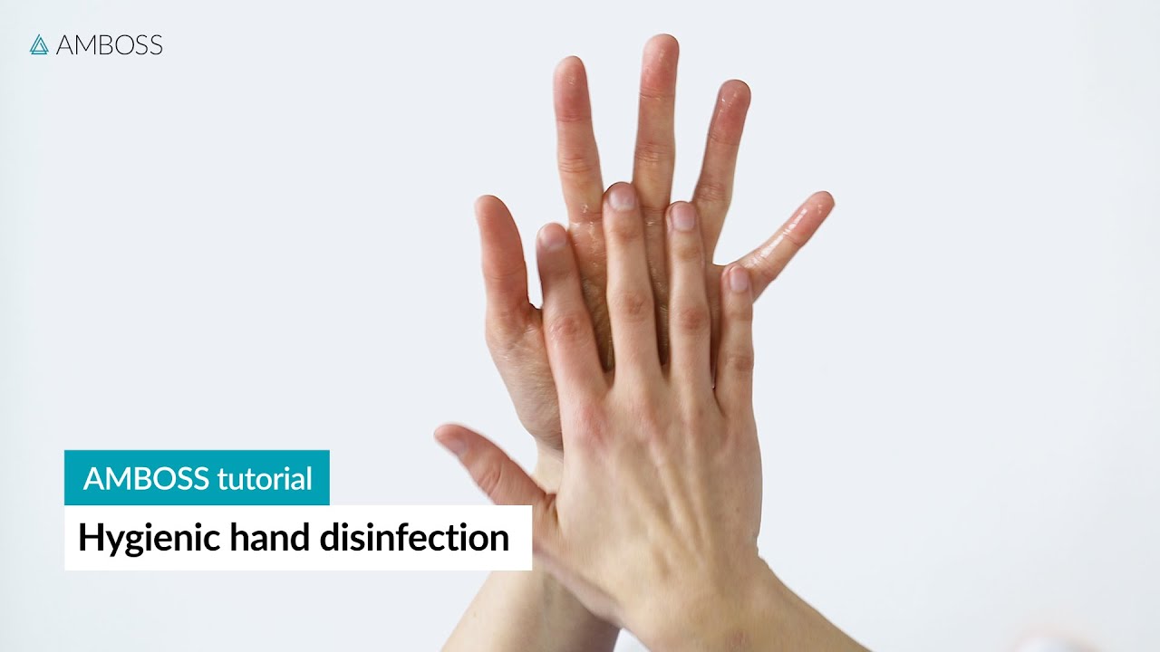 Hygienic Hand Disinfection Amboss Tutorial Youtube