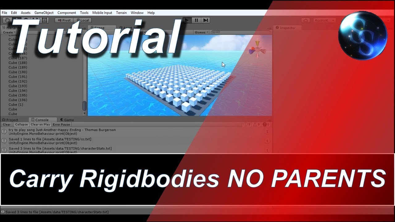 Unity Carry Rigidbodies No Parenting Youtube