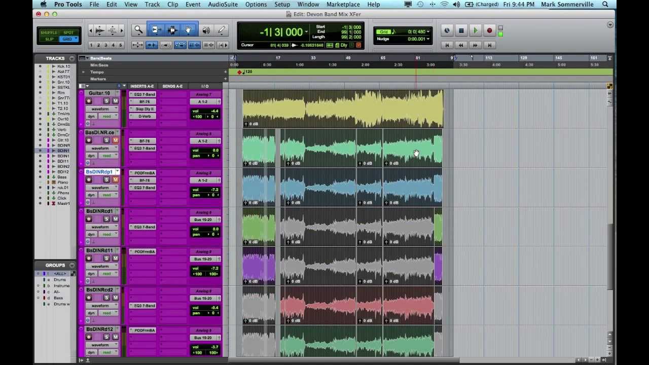 How To Bounce Individual Tracks As Wav Stems And Prepare For Transfer