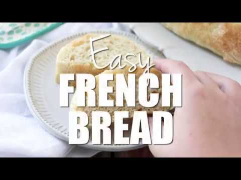 How To Make Easy Homemade French Bread Youtube