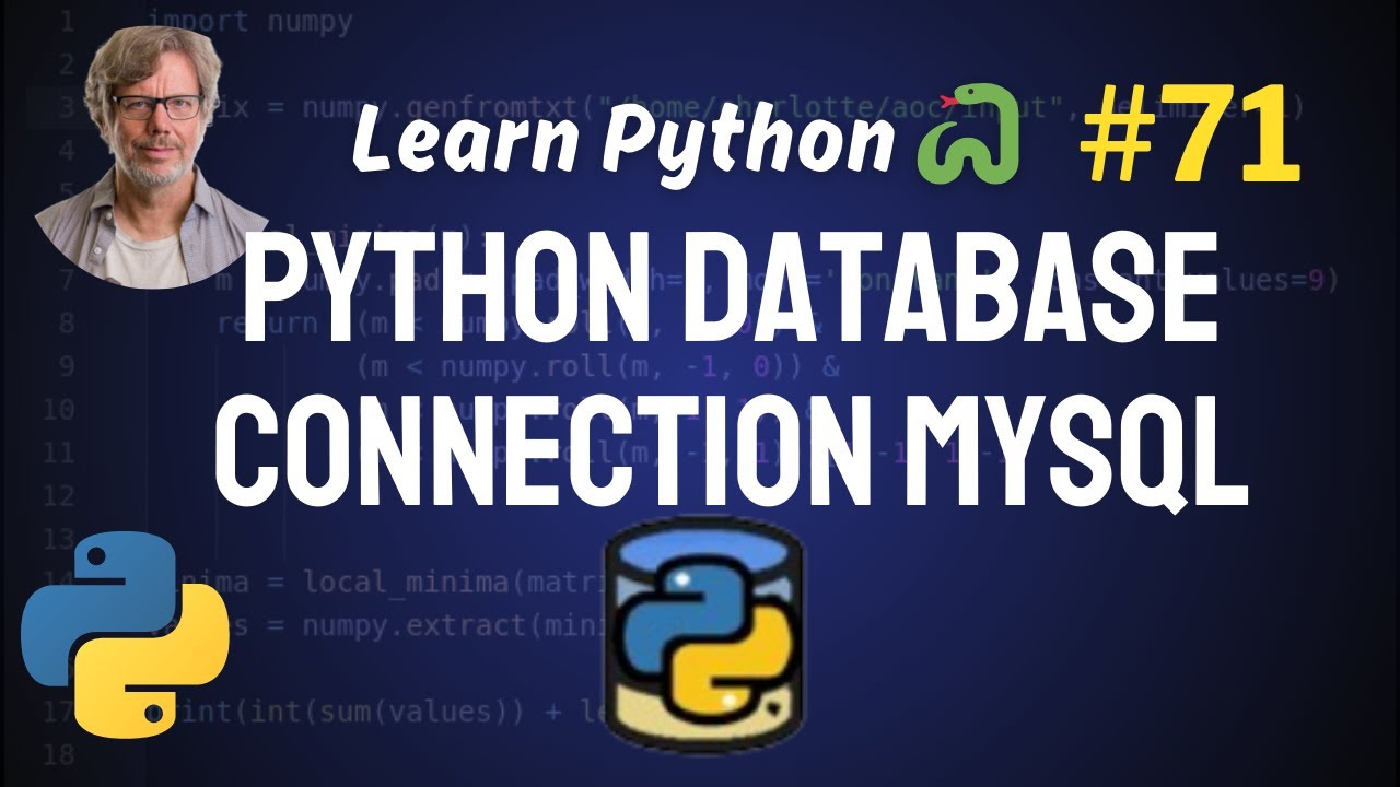 Python Mysql Database Connection Python Full Course рџђќ 2024 Youtube