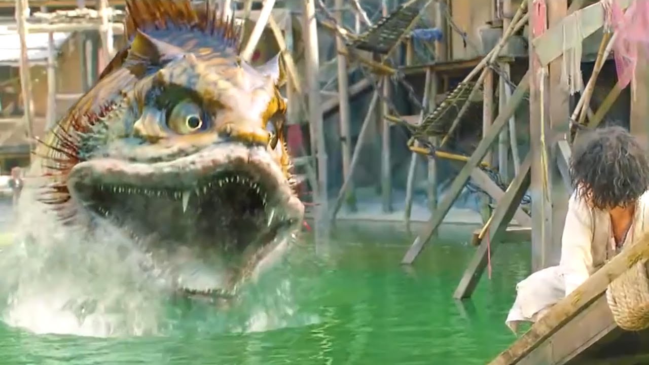 The Monster Fish Attacks And Eats People In A Fishing Village Youtube