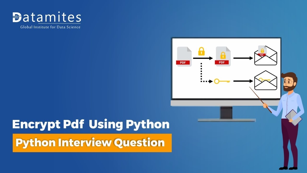 Password Protection Of Pdf File Using Python Encrypt Pdf File Youtube