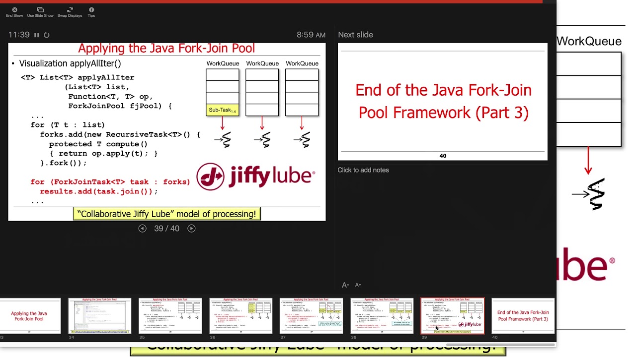 The Java Fork Join Pool Framework Part 4 Youtube