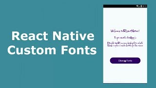 How To Add Customs Fonts In React Native Custom Fonts In React Native