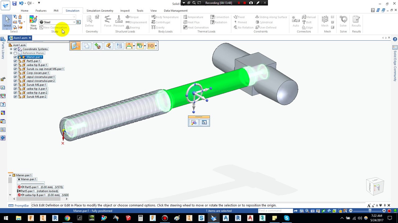 Solid Edge Assembly Youtube