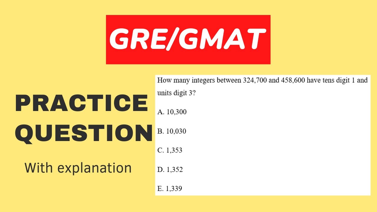 Gre Gmat Practice Question 35 With Tips And Tricks Gre Gmat