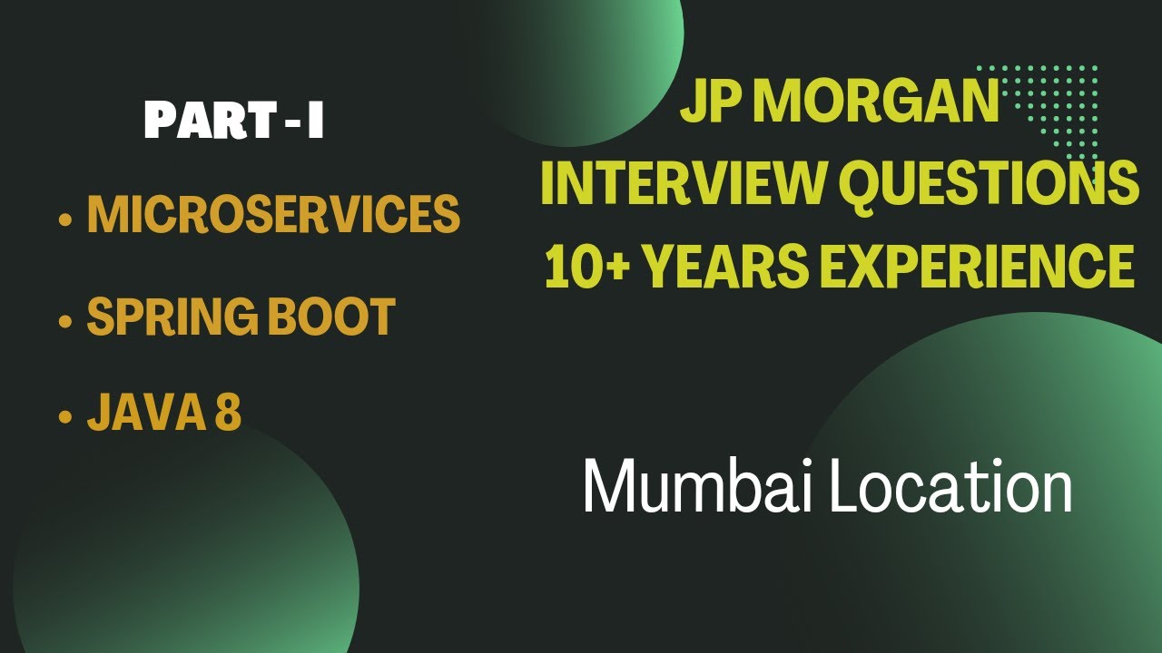 Javainterviewquestions My Interview Experience At Jp Morgan Java