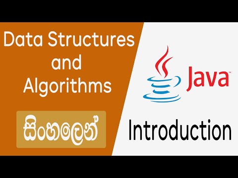 Data Structures And Algorithms In Java Sinhala Introduction Youtube