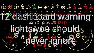 Car Dashboard Warning Lights Symbols What Do They Mean Dashboard Lights