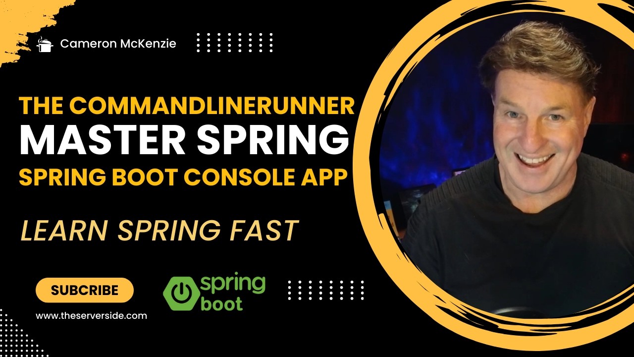 Spring Boot Console App With Commandlinerunner Youtube