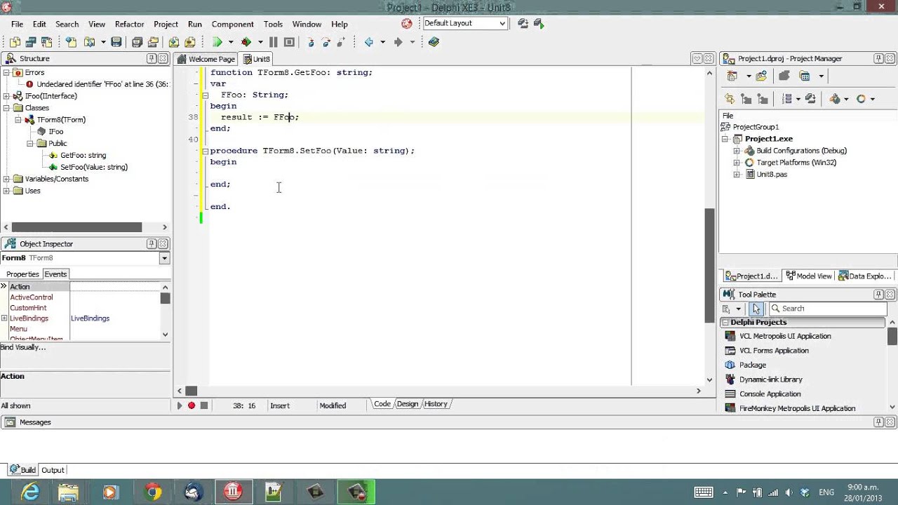 Delphi Programming Tutorial 89 Implementing Interface Shortcuts