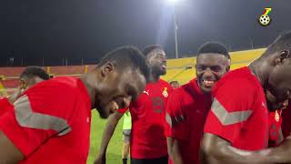 Jama After Final Training At The Baba Yara Stadium Gfa Ghana Football ...