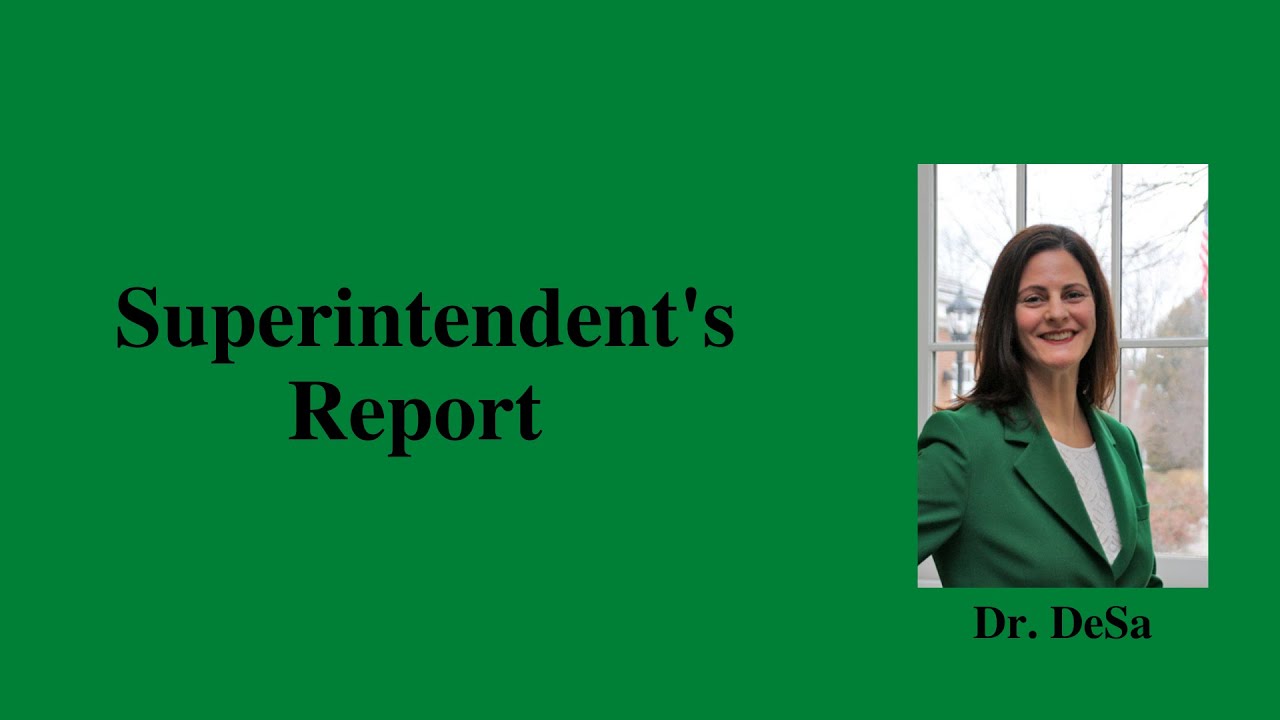 Superintendent S Report March 5 2024 Youtube