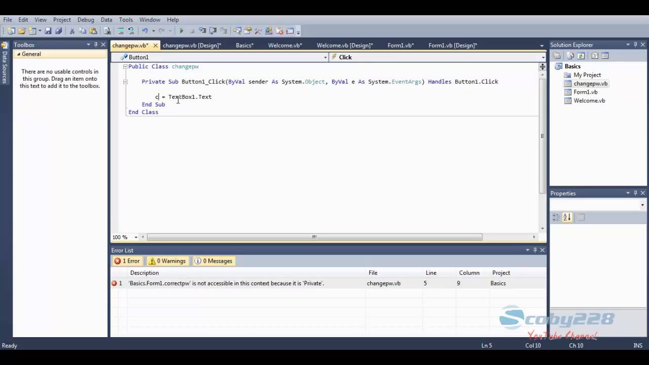 Basics To Visual Basic Part 2 Hd Youtube