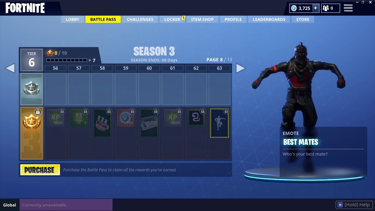 Fortnite All Season 3 Battle Pass Items Youtube