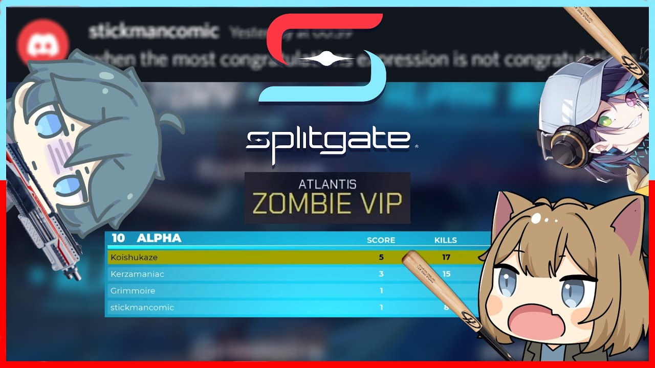 Splitgate An Incredibly One Sided Game Of Zombie Vip Feat