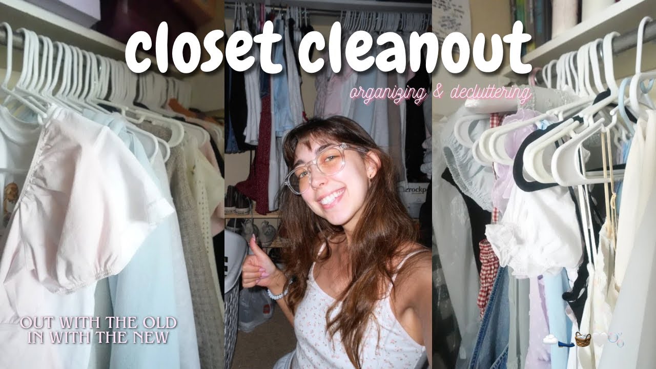 Closet Cleanout Decluttering And Organizing Youtube