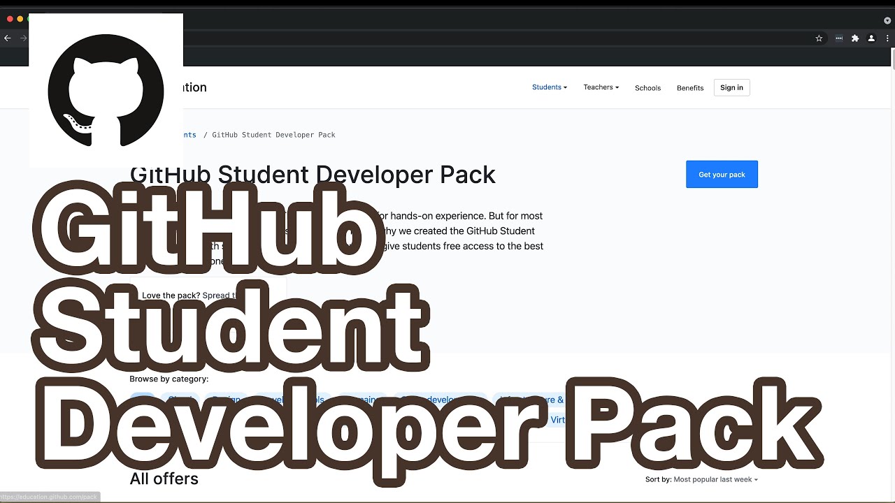 Setup Github Account With Student Developer Pack For Free Domain Name