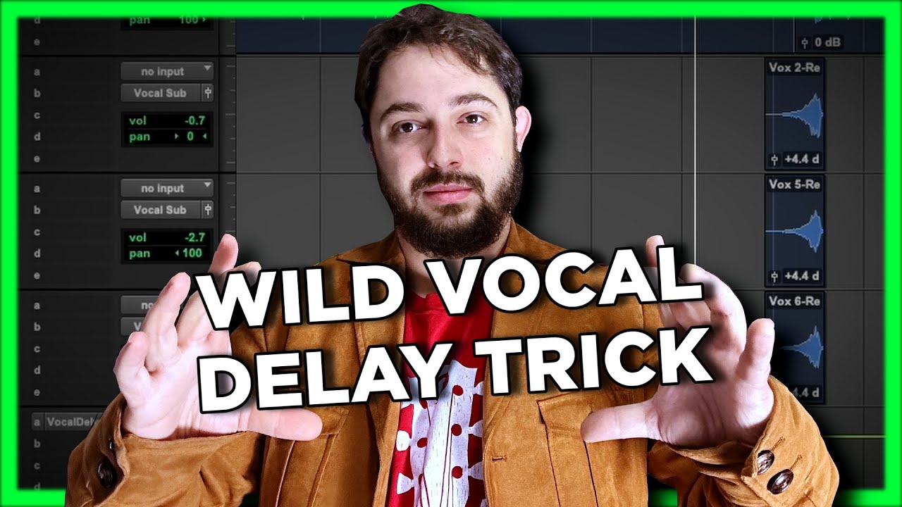 Easily Create A Sick Vocal Delay Trick In Pro Tools Youtube