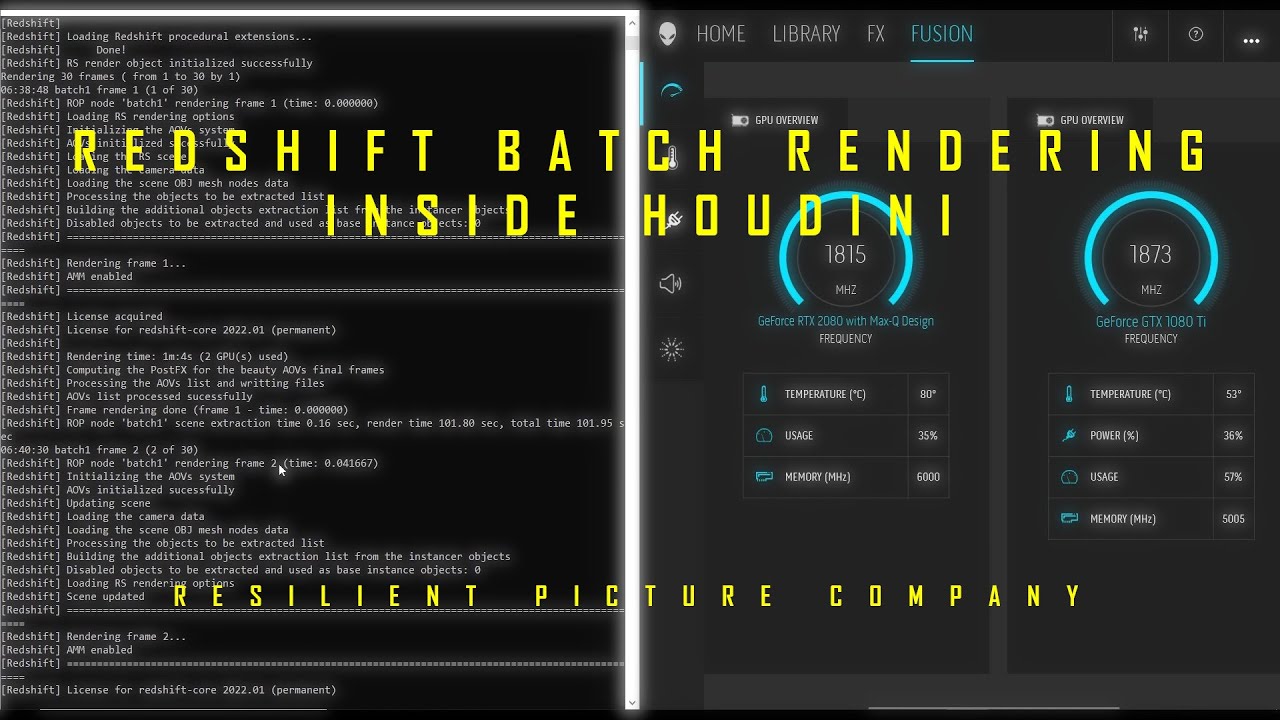Tutorial Redshift Batch Rendering Inside Houdini Youtube