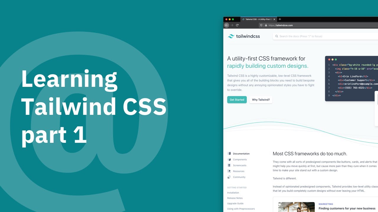 Learning Tailwind Css Part 1 Youtube