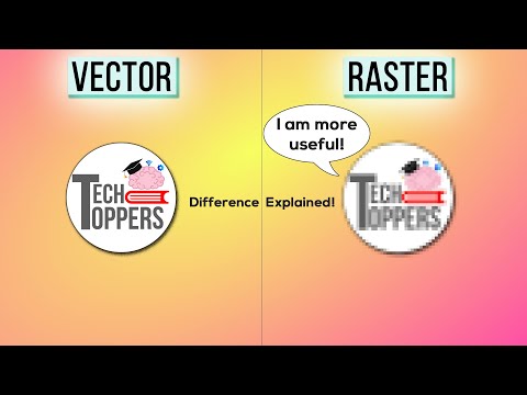 Vector Graphics Vs Raster Graphics The Difference Explained Youtube