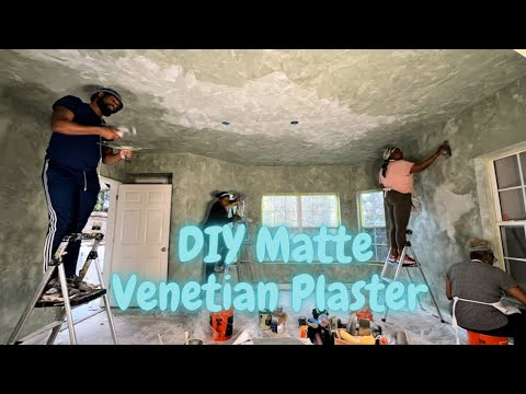 Diy Matte Venetian Plaster Tutorial Youtube