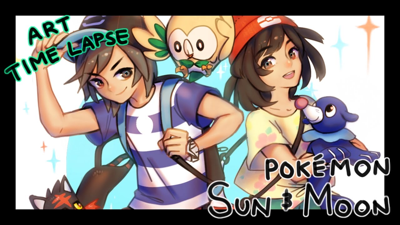 Speedpaint Pokemon Sun Moon Youtube