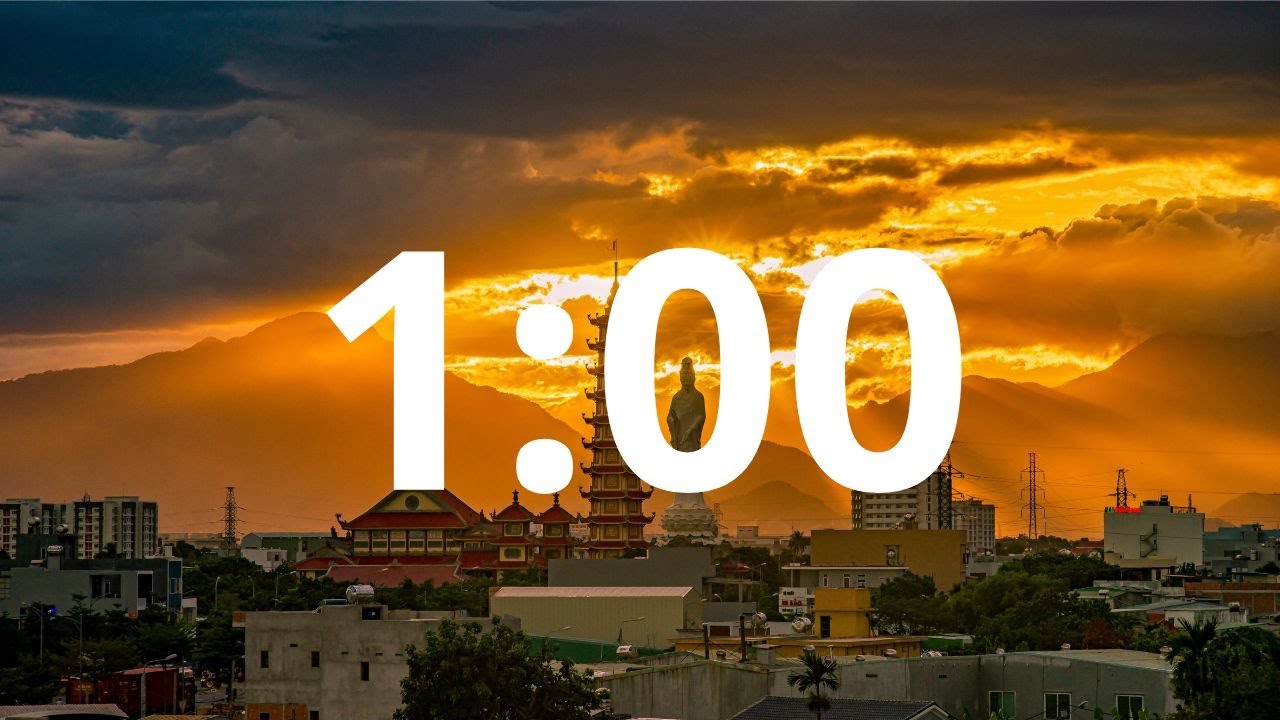 1 Minute Countdown Timer With Alarm 60 Seconds Countdown Simple Beep