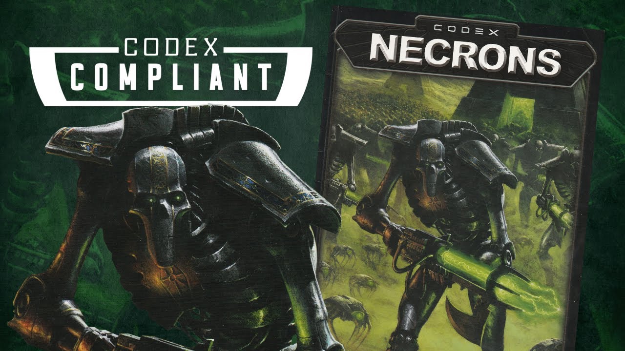 Codex Necrons 3rd Edition Codex Compliant Youtube